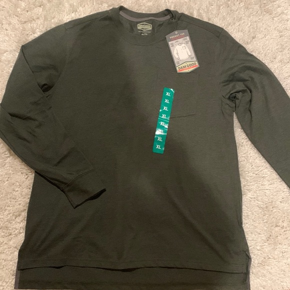 Dam Good Supply Co | Shirts | Dan Good Supply Co Long Sleeve Pocket Tee ...